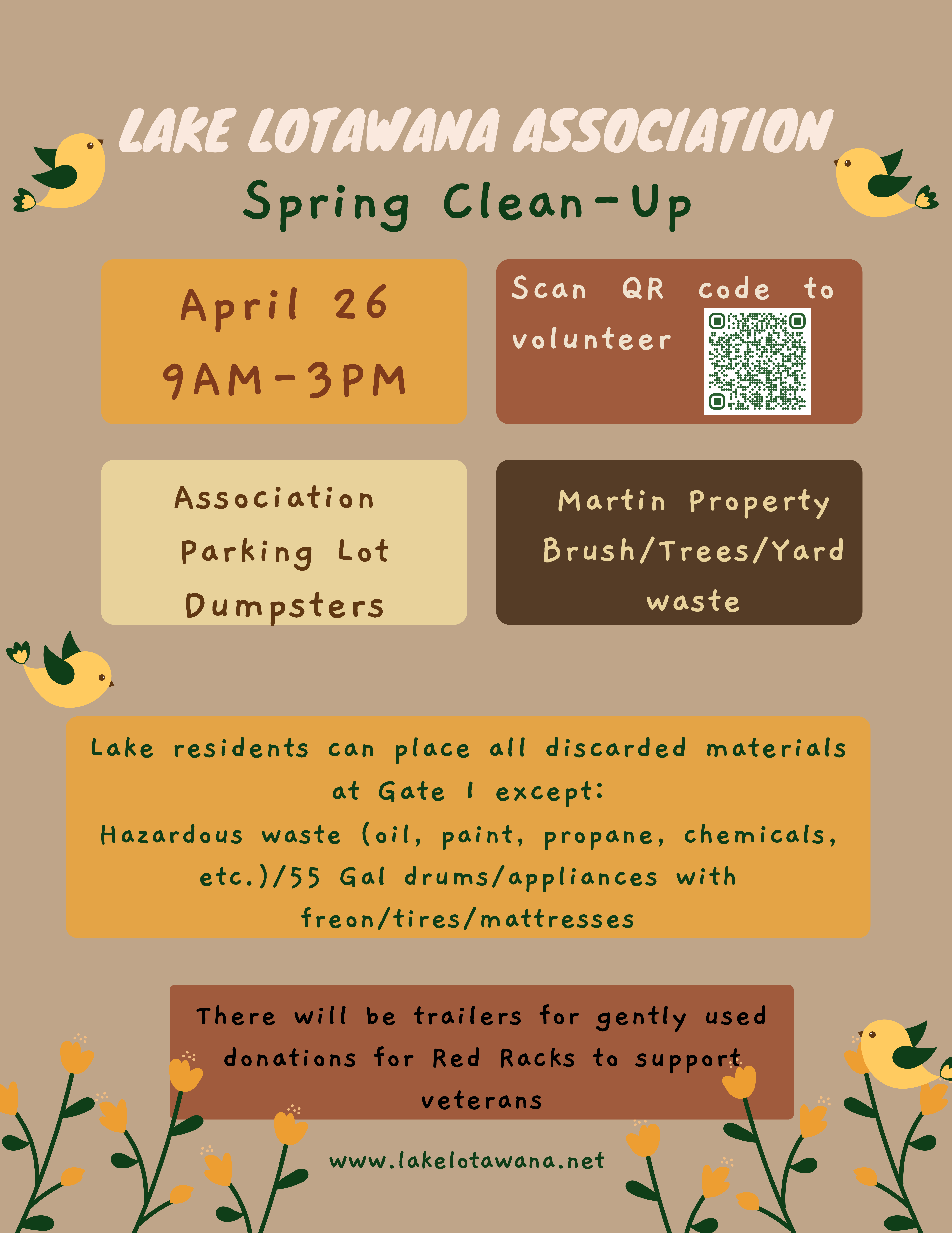 LLA Spring Clean Up (Real Estate Flyer) - Lake Lotawana Association, Inc.